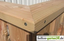 Handlauf Douglasie 14 cm breit 500 cm von balkon-garten24.de